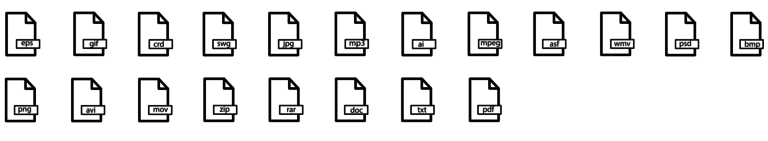 Bold Outline Icons Set - Round Icons Premium - 1000 Icons